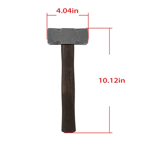 Hand-made Square Forging Hammer Bladesmithing Tool for Farrier Blacksmith Bladesmith