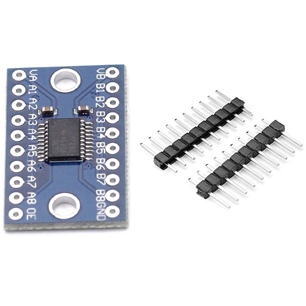 HiLetgo 5pcs TXS0108E High Speed Full Duplex 8 Way 8 Channel Level Conversion Module 8-Bit 8 CH Logic Level Bi-Directional Converter Module