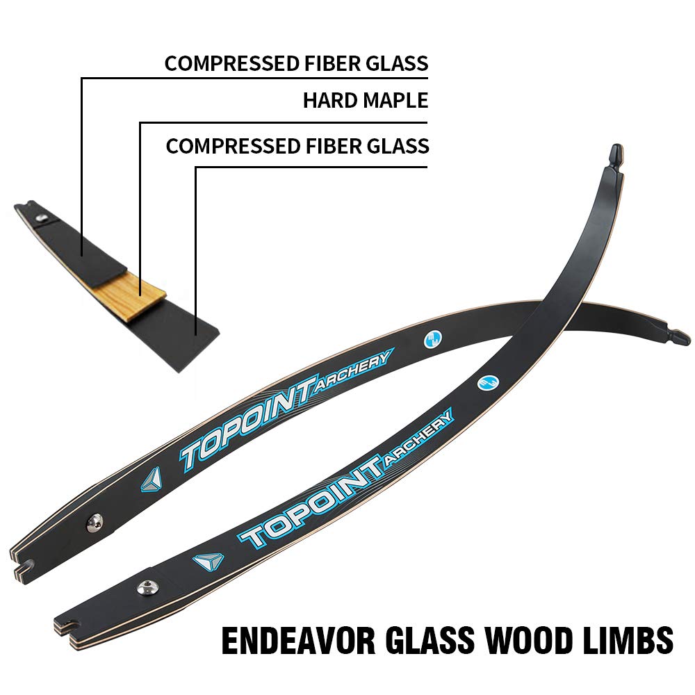 66/68/70 Inch Archery Competition Athletic Bow Takedown Shooting Recurve Bow 25" ILF Metal Bow Riser Right Handed with Bow Stringer Tool for Adult,Youth,Teens (Black, 70/28lbs)
