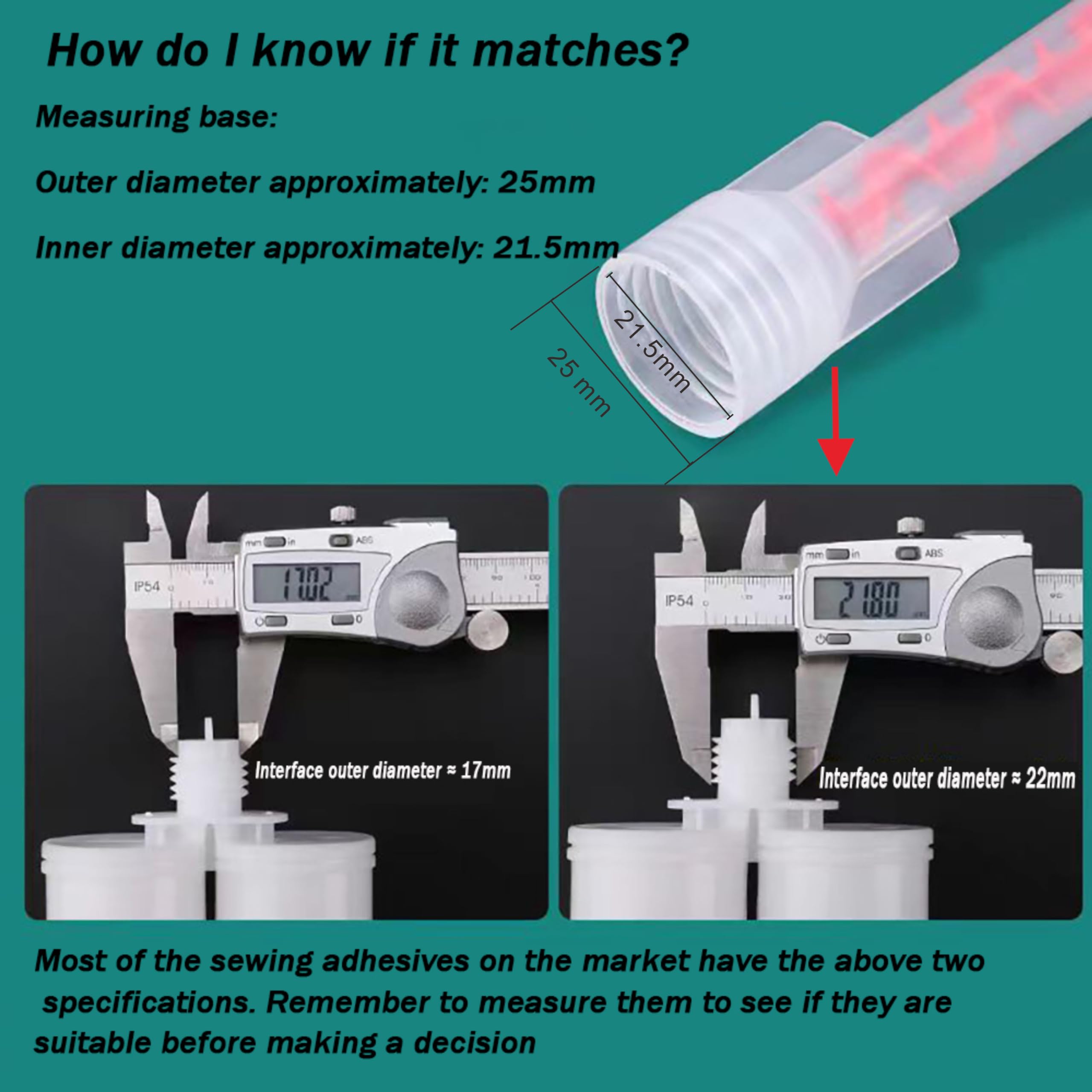 ANZHUO Dual Barrel Mixing Nozzle, 20 Double epoxy Spray Gun nozzles, Suitable for 200ml and 400ml Manual Ink cartridges (20 Pieces)