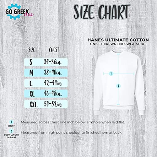 Kappa Alpha Theta Signature Sweatshirt (Medium) White