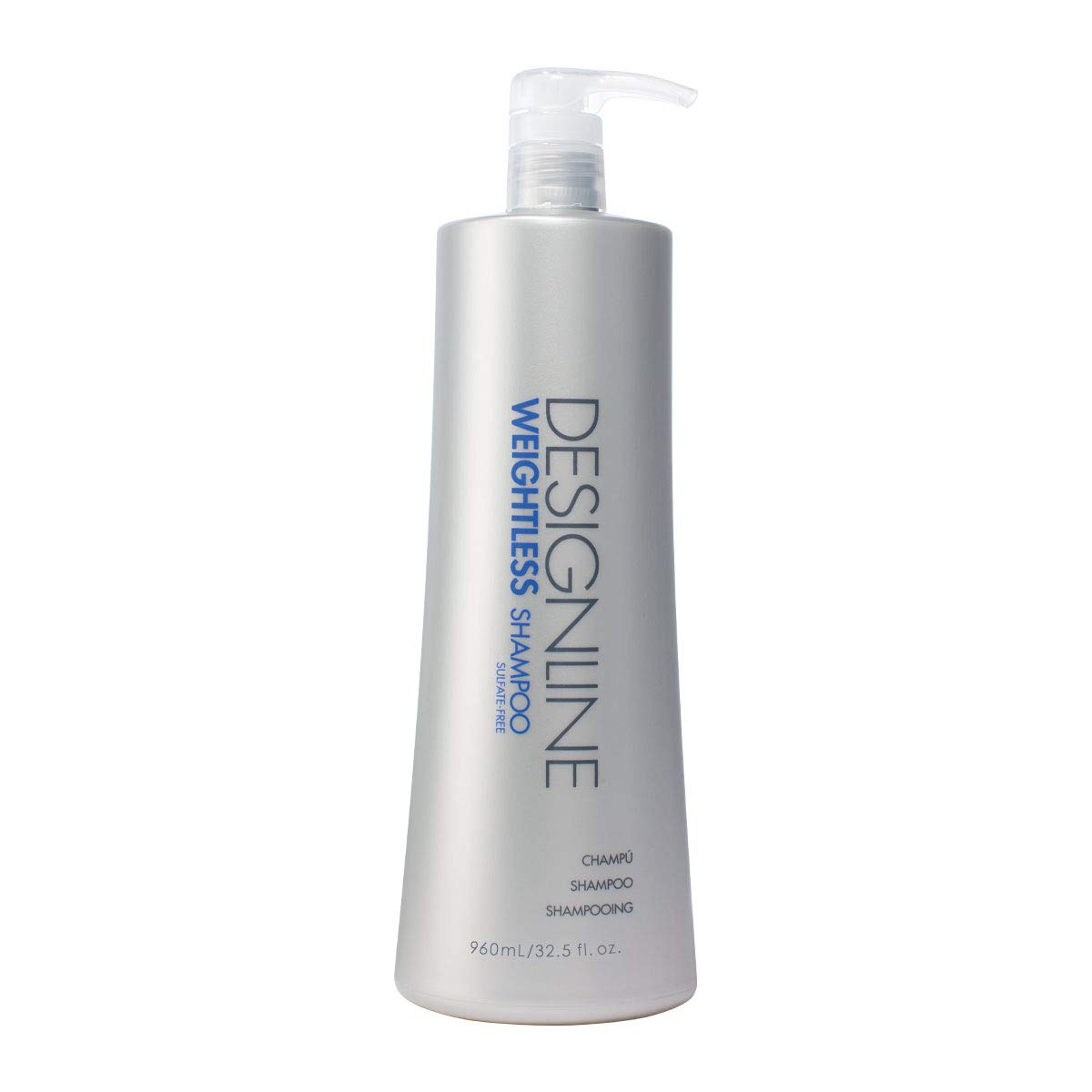 Weightless Shampoo, 32.5 oz - Regis DESIGNLINE - Sulfate Free and Color Safe Shampoo with Oils for Enhanced Shine. Body and Heat Protection