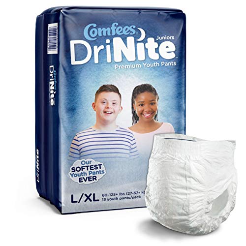 Comfees DriNite Youth Pants- Large/x-Large, 52 Count