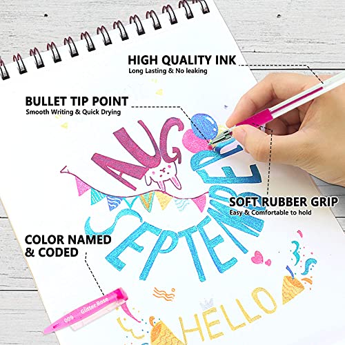 Shuttle Art Gel Pens, 120 Pack Gel Pen Set Packed in Metal Case, 60 Unique Colors with 60 Refills for Adults Coloring Books Drawing Doodling Crafts Scrapbooking Journaling