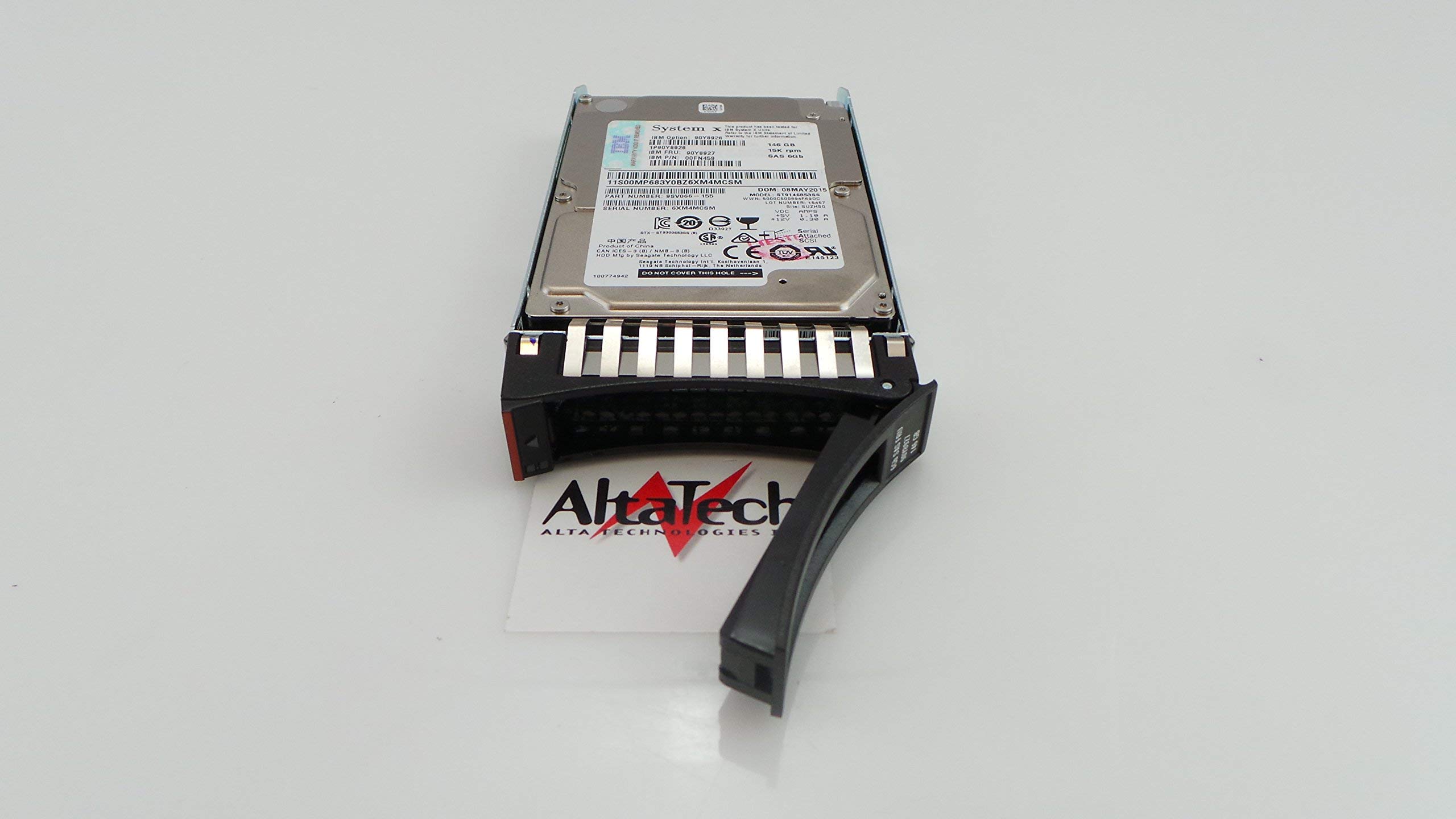 IBM 90Y8927 - 146GB 2.5in SAS 15K 6Gb/s HS Hard Drive (Renewed)