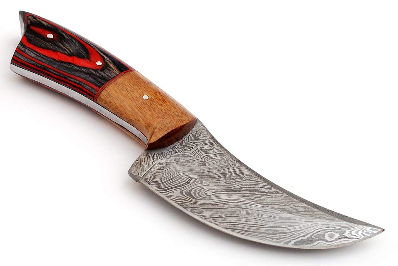 AishaTech Custom Made Hunting Hunting Knife Diamond Wood Handle AT-2741