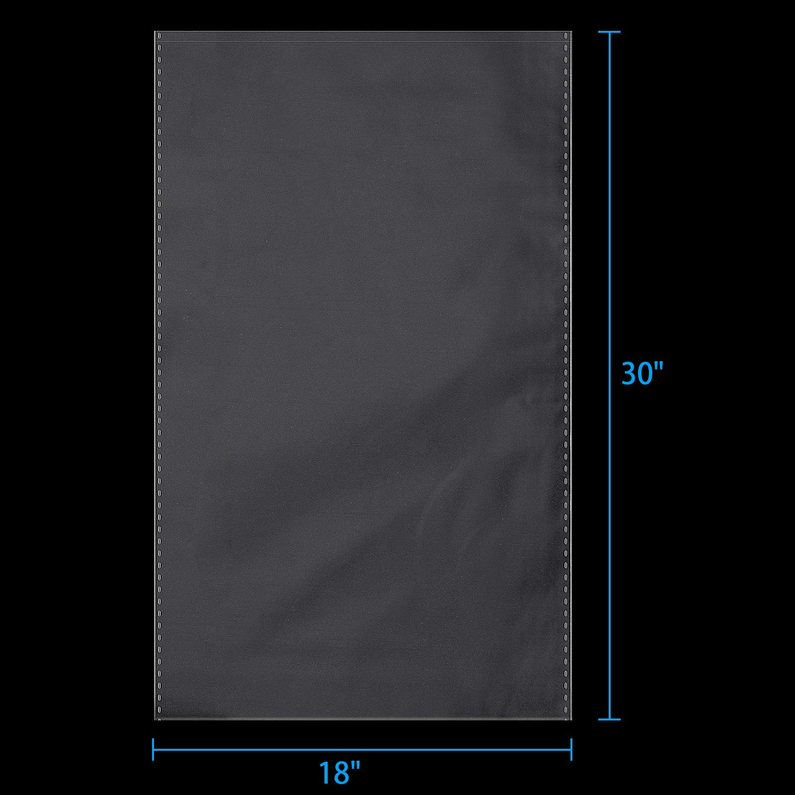 Awpeye Cellophane Bags 25 Pack, Cellophane Gift Bags, Cellophane Wide Clear Bags For Mugs, Wine Bottles And Small Baskets 2 Mil Thick