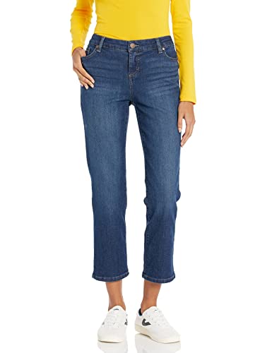 Bandolino womens Petite Mandie Signature Fit 5 Pocket Jeans, Greenwich, 8 Petite US
