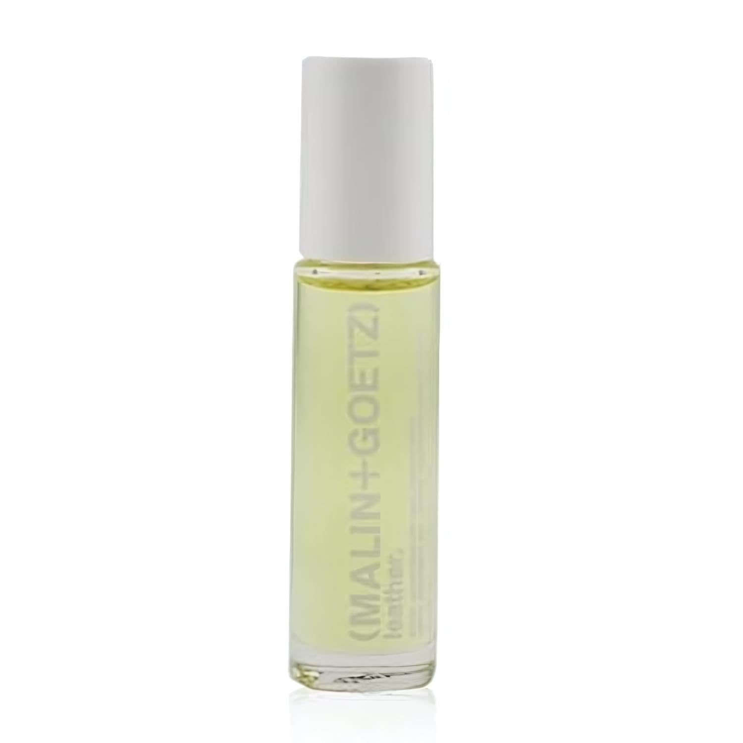 Malin + Goetz Leather Perfume Oil, 0.3 Fl. Oz. - Men & Women Rustic Modern Scented Oil, Fragrance Oil, Roll On Mini Perfume Body Oil, Vegan & Cruelty-Free