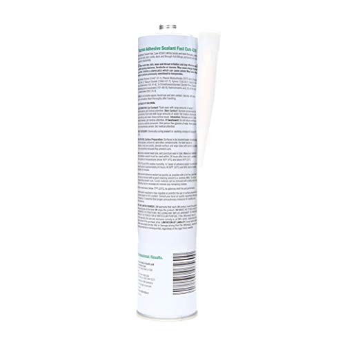 3M Marine Adhesive Sealant Fast Cure 4200 (06560) β Semi-Permanent Flexible Adhesive Sealant for Boats and RVs β White - 1/10 Gallon
