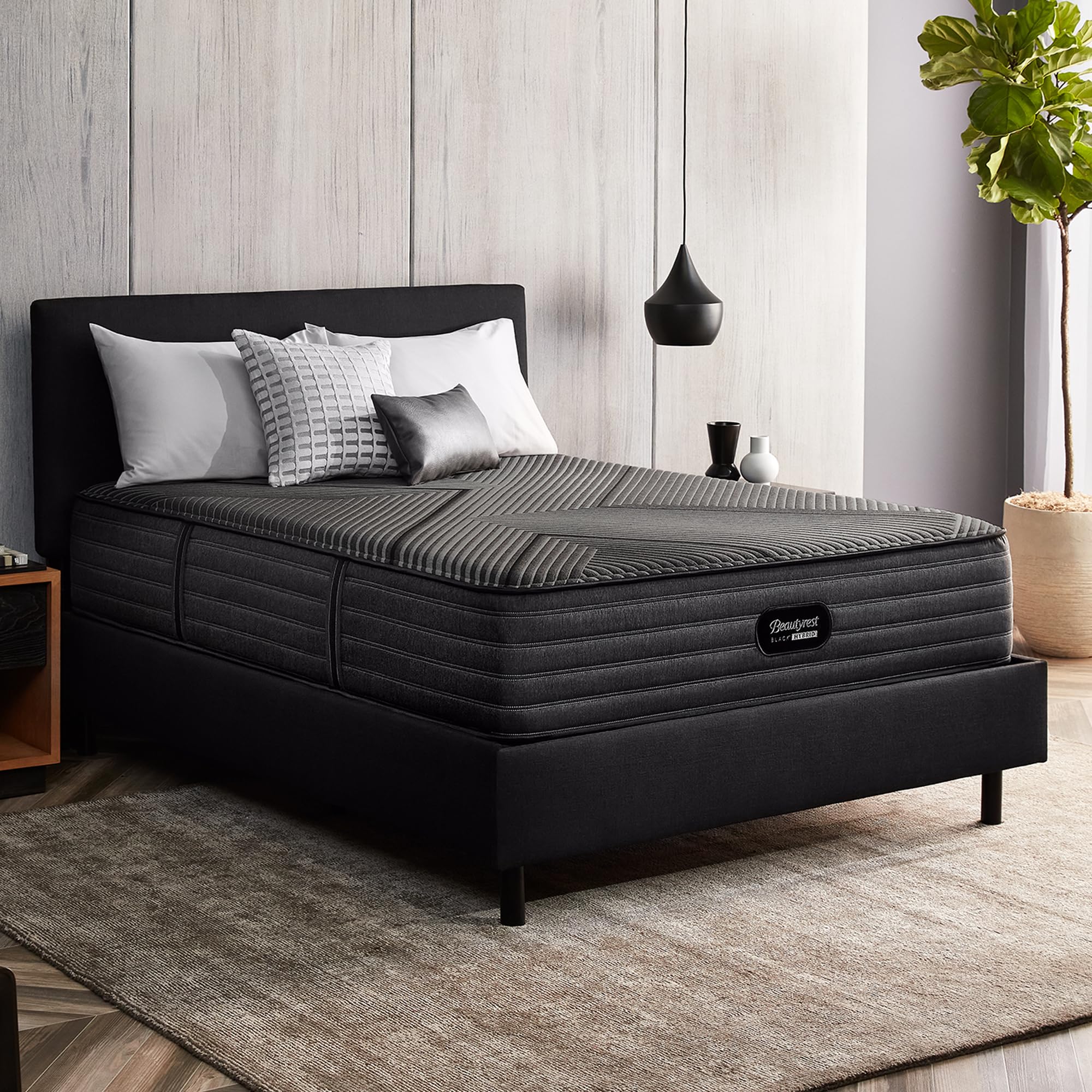 Beautyrest Black Hybrid LX-Class 13.5β Plush Full Mattress, Cooling Technology, Supportive, CertiPUR-US, 100-Night Sleep Trial, 10-Year Limited Warranty