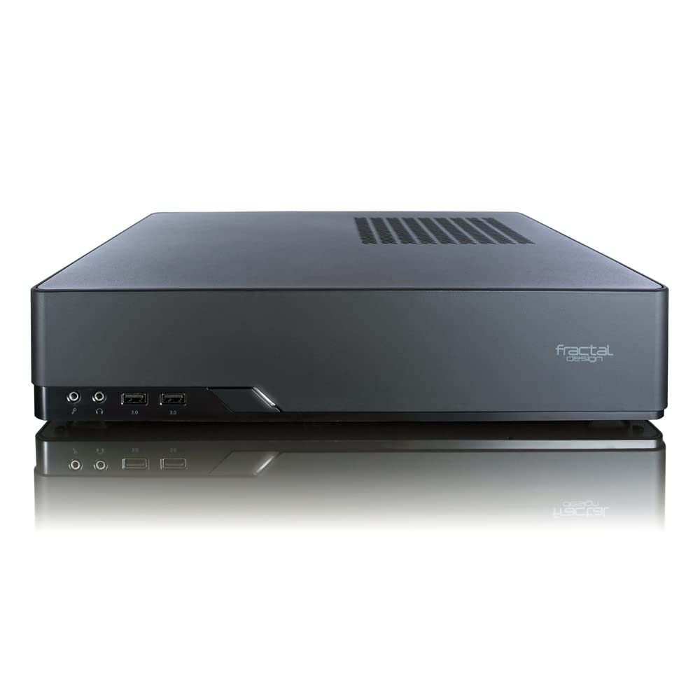 Fractal Design Node 202 - Black - Mini-ITX Slim Profile Compact Small Form Factor Computer Case β Modular Interior - USB 3.0