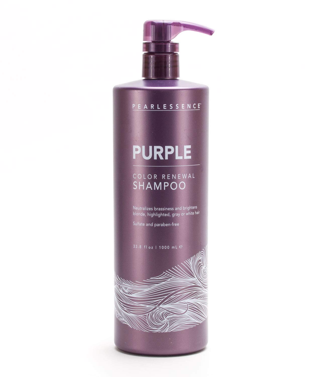 Pearlessence Purple Shampoo - Protect, Balance, and Brighten Blonde, Highlighted, Gray or White Hair | Neutralize Brassiness | Hydrates and Revitalizes | No Sulfates, No Parabens