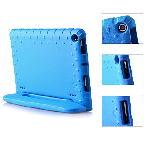 LTROP Fire HD 10 Case 2019 (Previous Model) Shock Proof Fire HD 10 Tablet Case for Kids (7th Generation and 9th Generation, 2017 and 2019) NOT for 2021 Released 11th Generation - Blue