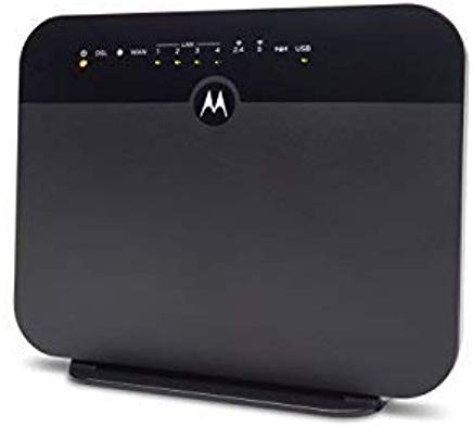 MOTOROLA VDSL2/ADSL2+ Modem + WiFi AC1600 Gigabit Router, Model MD1600, for Non-Bonded, Non-Vectoring DSL from Frontier and Some Other DSL Providers