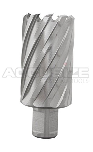 Accusize Industrial Tools 1-1/2'' Diameter by 2'' Depth Hss Annular Cutter Plus 1 Pilot Pin, 3/4'' Weldon Shank, 2081-2029pin