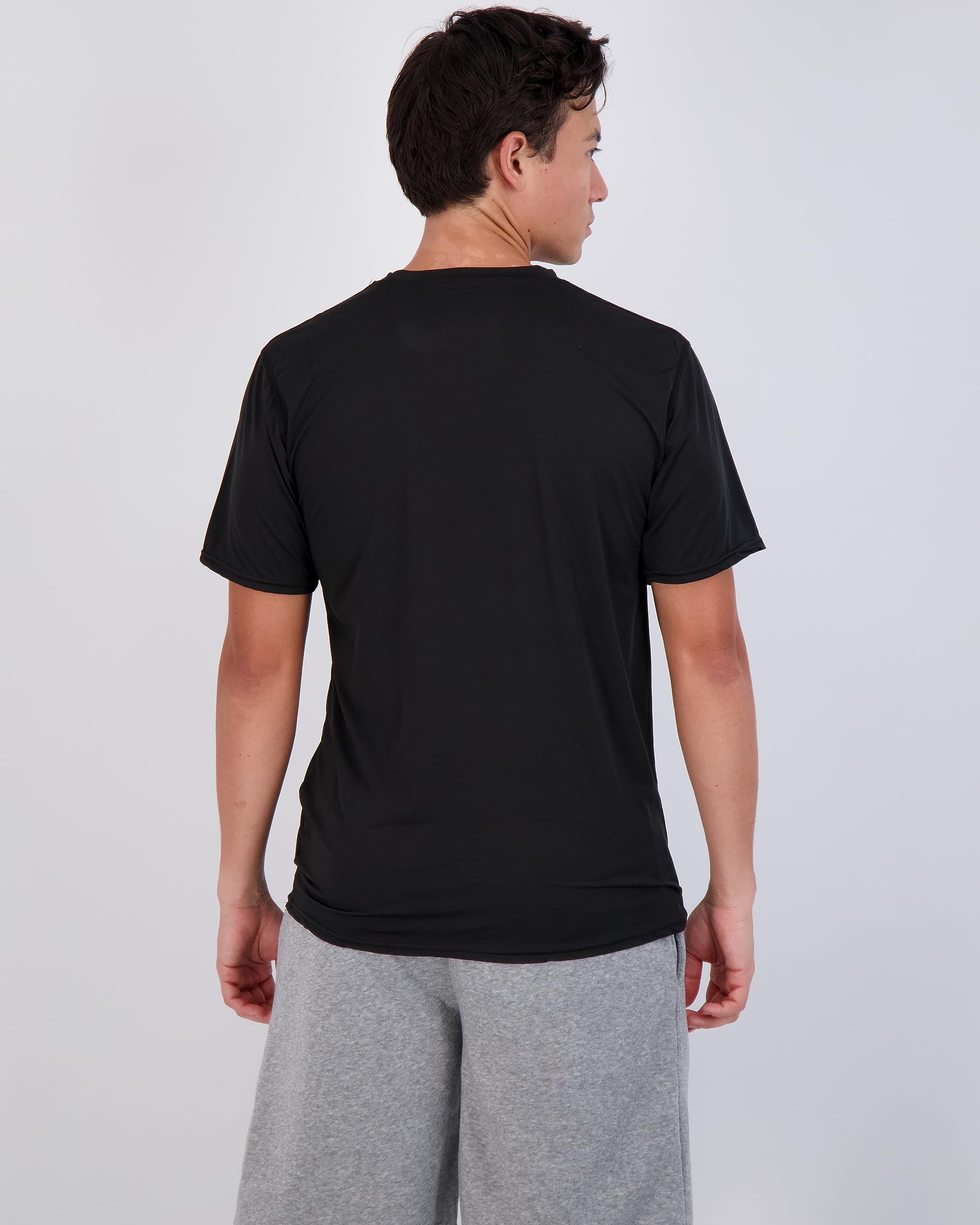 5 Pack Men’s Active Quick Dri Dry Fit Crew Neck T Shirts Athletic Running Gym Workout Short Sleeve Tee Tops Camisas Para Hombres Summer