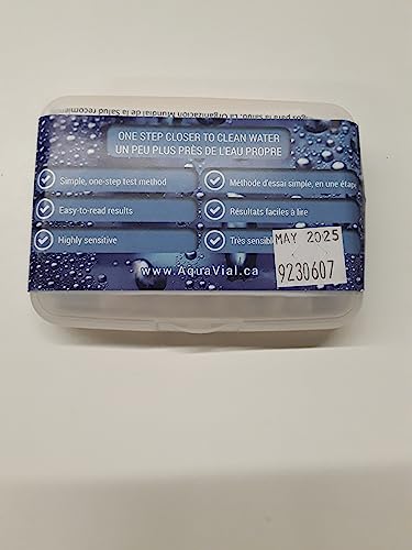 AquaVial Well Water Testing Kit 4 Pack | E Coli and Coliform Water Test Kit | Water Testing Kits for Drinking Water Pool Pond Lake Well | Water Test Kit Easy to Use | Home Industrial Water Test Kit