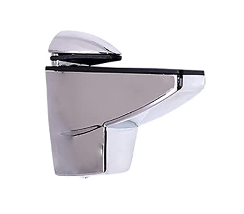 XVL 15.5-Inch Bathroom Glass Shelf, Chrome GS3004B-L