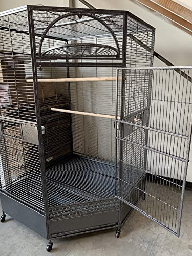 Flyline Parrot Escape Jumbo Corner Bird Cage Aviary (X-Large)....