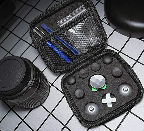 AQIDAP Elite Kit for Xbox One Elite Controller Accessory (6 Different Metal Analog Sticks - 4 Paddles - 2 D-Pads - and 2 Magnetic Base Xbox One Elite Controller Replacement Parts)