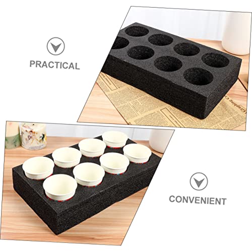 4pcs Milk Tea Cup Holder Disposable Cup Disposable Trays Coffee Tray Beverage Carrier Take Out Drink Carrier Drink Takeout Holder Outdoor Cup Trays Takeout Coffee Cup re-usable
