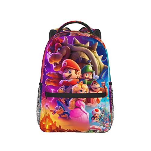 Awetmud Cartoon Game Backpack Lightweight Laptop Backpack Travel Backpacks For Boys Girls