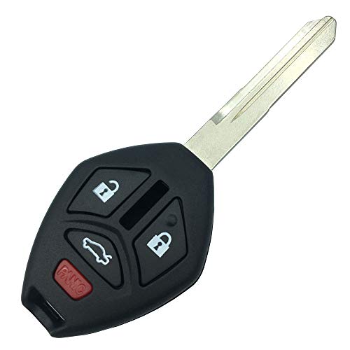 4 Buttons Uncut Keyless Entry Remote Key Fob Shell fits Mitsubishi 2006-2007 Eclipse / 2006-2007 Galant (No Chips)