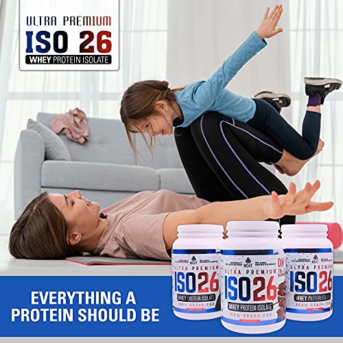 MOMOF4TRANSFORM MO4T ISO26 Whey Protein Isolate Powder with 26 Grams of Protein, Smores 1.6 Pound 25.6 Ounce