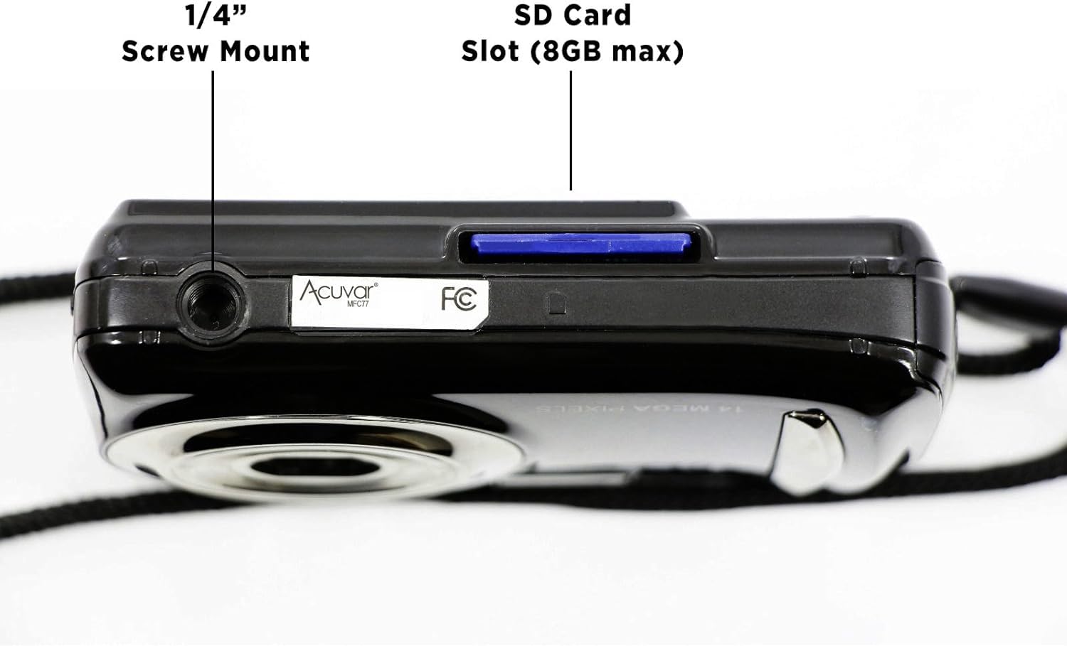 FrenzyDeals 16MP Digital Camera for Stunning Photos & Videos,for Sharp Images,Great Zoom with 2.4" Screen and USB Cable