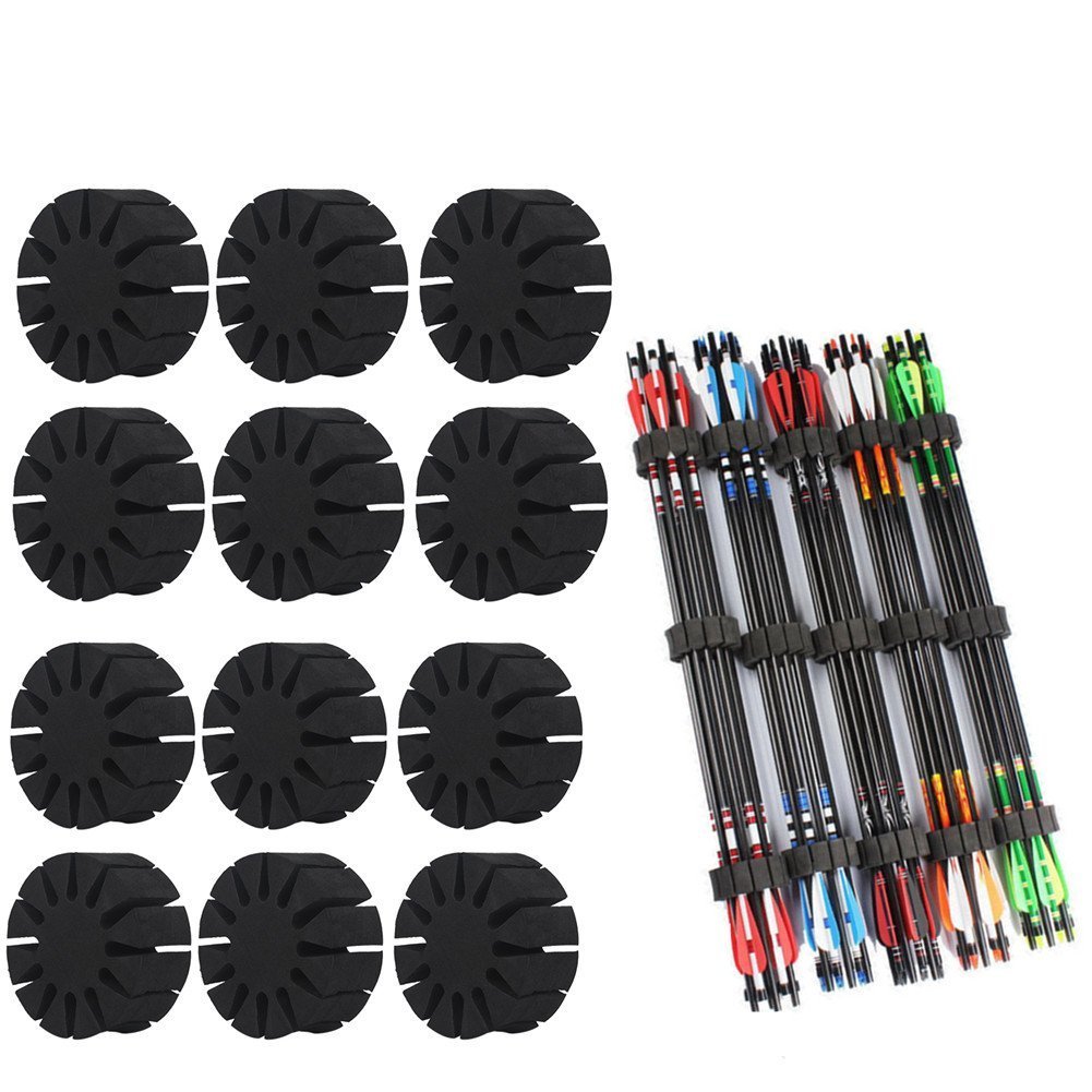 6 Pcs Arrow Shoulder EVA Foam Round Archery Protective Rack Outdoor Hunting Archery Accessory Quiver For Arrows Arrow Separator