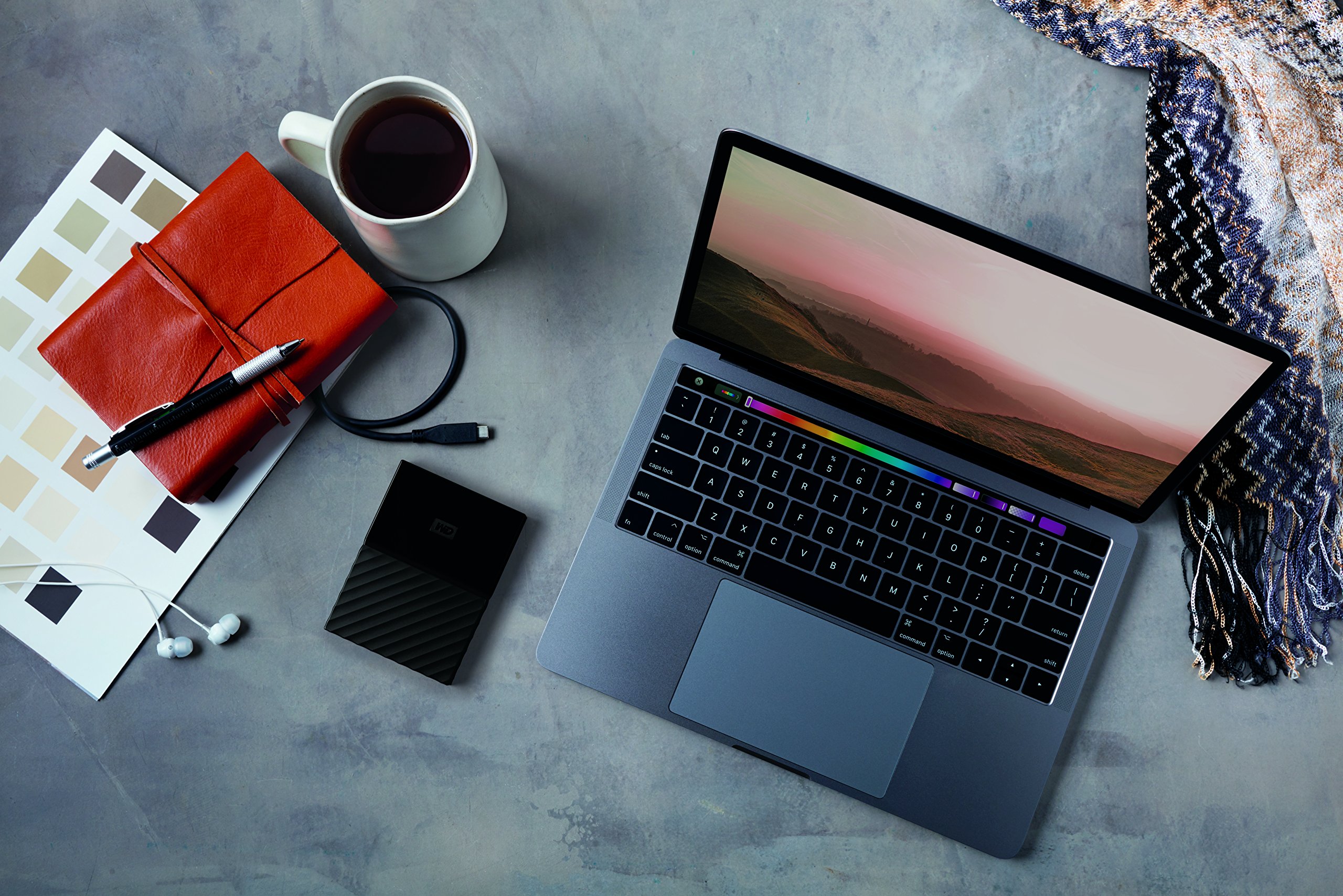WD My Passport for Mac Portable External Hard Drive (Renewed)