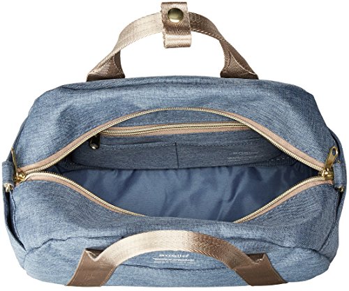 anello(アネロ) Mini Boston Shoulder Bag, Denim Blue