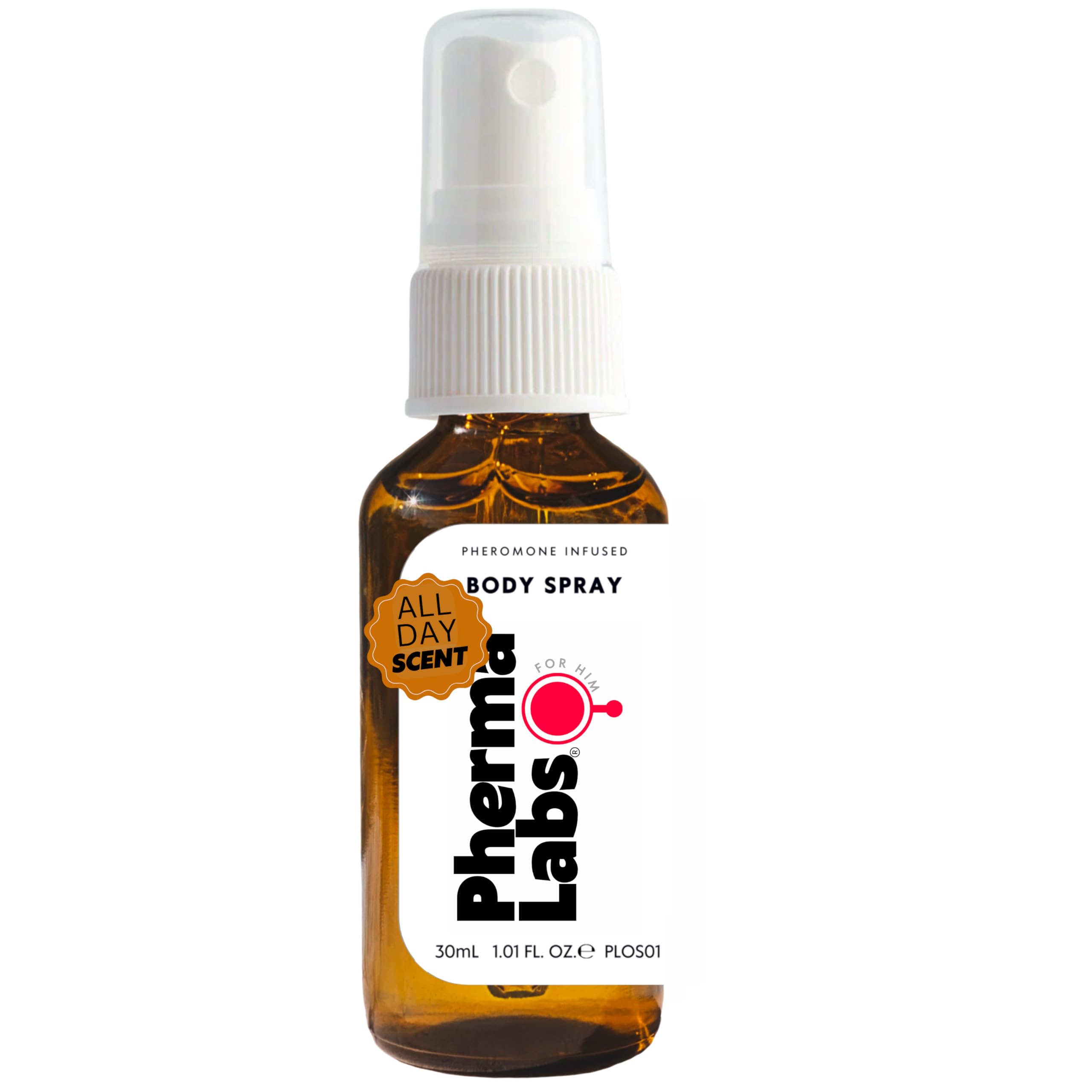 PHERMALABS Pheromones Body Spray to Attract Women - Human Pheromone For Men - All Day Scent 1oz bottle