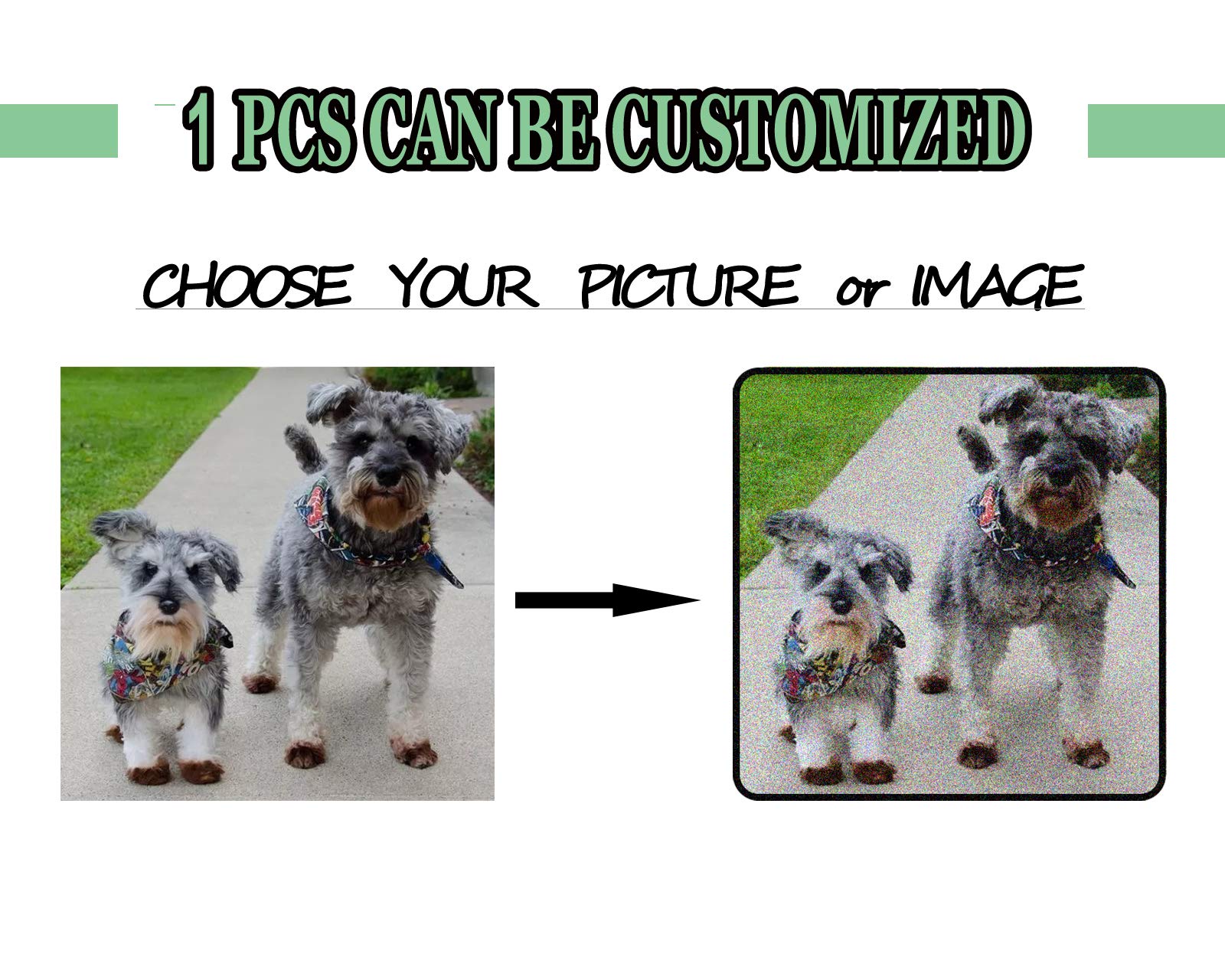 Custom Personalized Door Mat, Customized Photo Text Non-Slip Washable Mat for Bedroom Room Garden Office, Home Decorative (23"x46")