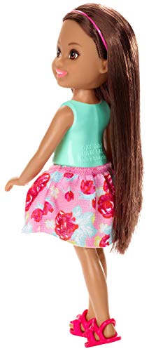 Barbie Club Chelsea Doll, 6-inch Brunette with Fierce Tiger Graphic