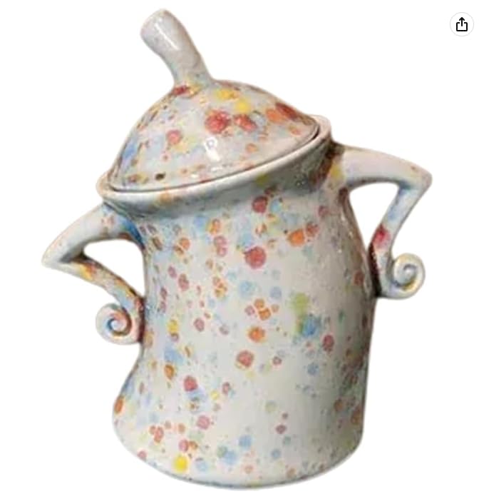 Ccache Canister with Attitude,Cute Cafe Sassy Canister,Unique and Stylish Canister for Kitchen Storage Sugar, Tea,ices, Herbs, and Halloween Decorations. (white)