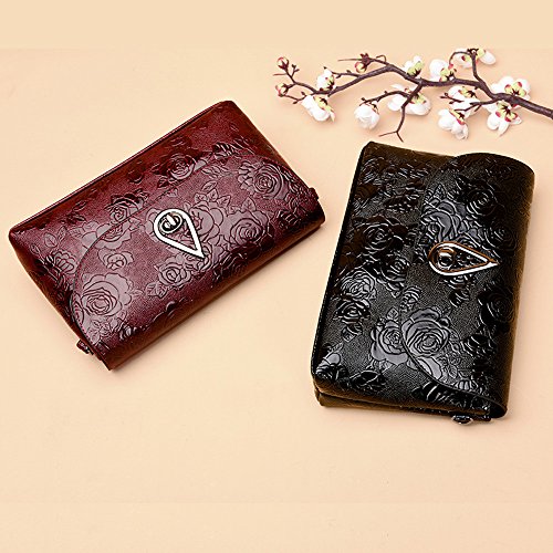 Crossbody Bags for Women,BOLUBILUY Flower Pattern Cover Leather Square Messenger Bag Shoulder Bag Fit for all Style