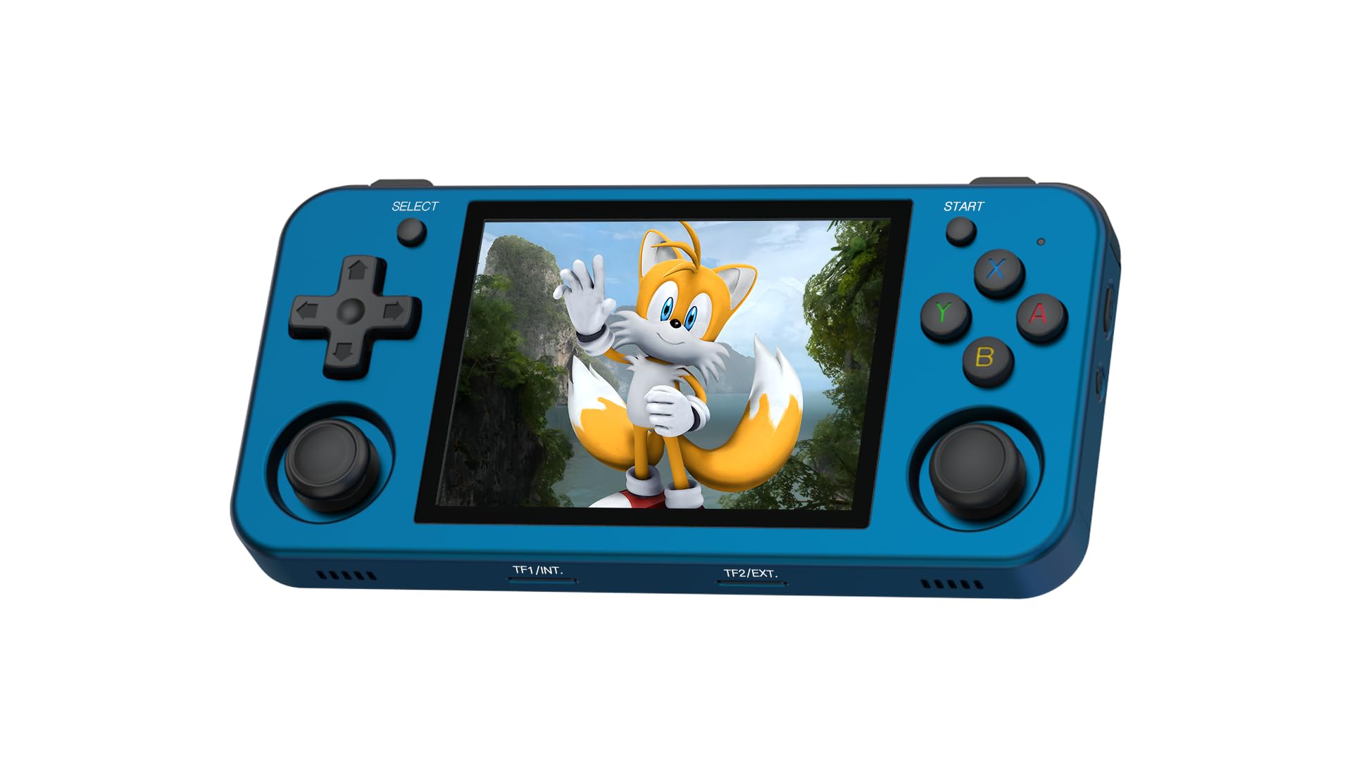 ANBERNIC RG353M Handheld Game Console , Aluminum Alloy CNC Process Dual OS Android 11 + Linux System Support 5G WiFi 4.2 Bluetooth Built-in 64G SD Card 4452 Games