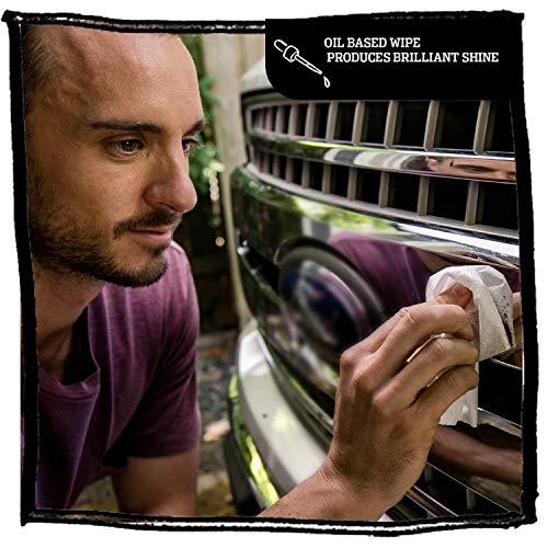 Tub Oβ Towels Heavy Duty Chrome Wipes β Clean, Shine & Protect, 40 Count Wipes, TW40-CHR