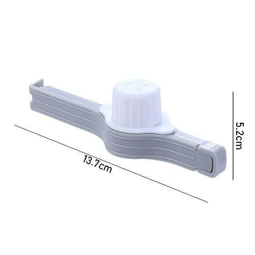 6Pcs Food Sealing Clips,Food Storage Sealing Clips with Pour Spouts Reuseable Plastic Bag Sealing Clips for Kitchen Food Storage and Organization