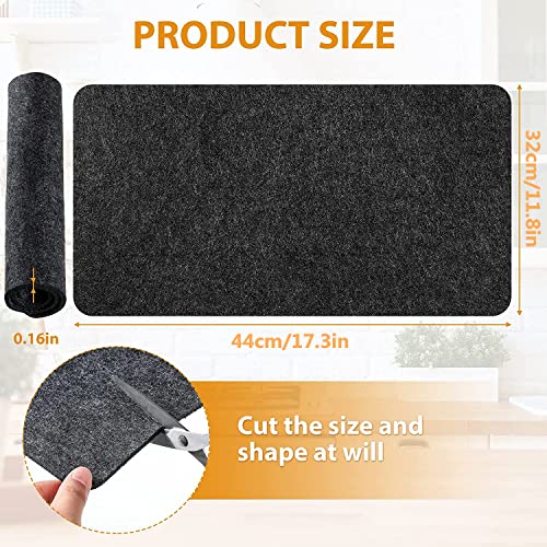 Heat Resistant Air Fryer Mat, 2PCS Kitchen Countertop Heat Protector Mat, Non Slip Appliance Slider Aid Pad for Air Fryer, Coffee Maker, Blender,Toaster, 17.3β x 11.8β