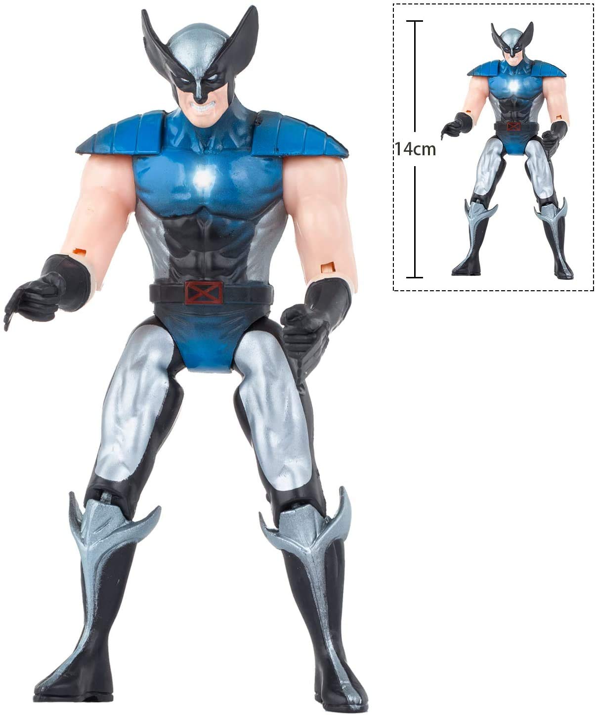 6 PCS Super Hero Adventures Figures Includes Batman, Hulk, Spiderman, Thor, Ironman & Captain America Model Hero Cake Topper Superhero Avengers Collectible Party Supplier