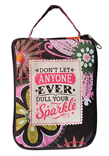 History & Heraldry Fab Girl Foldable Tote Bags – Eco-Friendly Shoulder Tote – Reusable Tote Bag or Mom Bag – Multifunctional Utility Tote – Ideal Gift Tote Bag - Sparkle Multicolored Tote Bag, 16x15”
