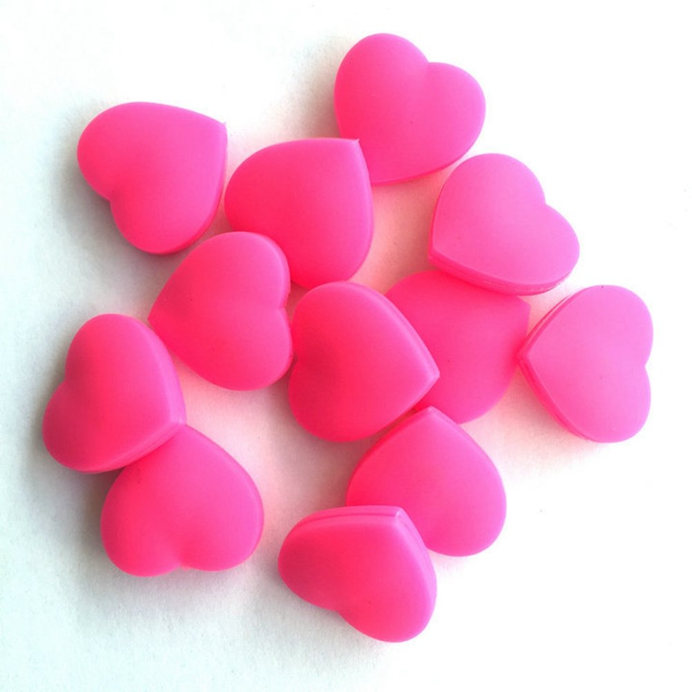 6 Pcs Tennis Vibration Dampeners Heart Shape Silicone Tennis Racquet Shock Absorbers Tennis Racket Vibration Tennis