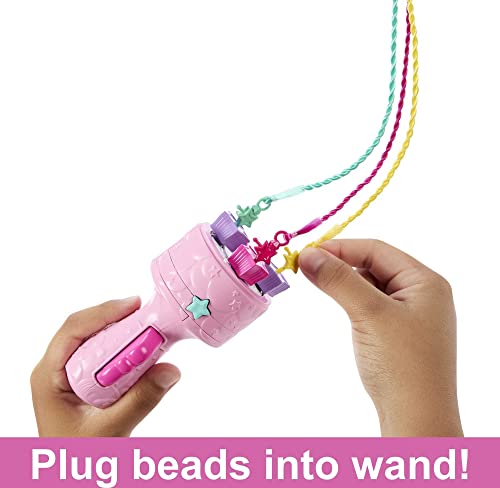Barbie Dreamtopia Doll, Twist 'n Style Pink Hair with Rainbow Extensions, Twisting Tool and Styling Accessories