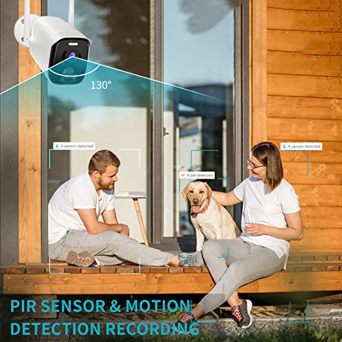 Armorcope Wireless Outdoor Security Camera,2K/4MP HD with Spotlight,Rechargeable Battery Camera 9000mAh,WiFi Camera for Outside, Color Night Vision, 2-Way Audio, PIR Motion Detect, IP65 Waterproof