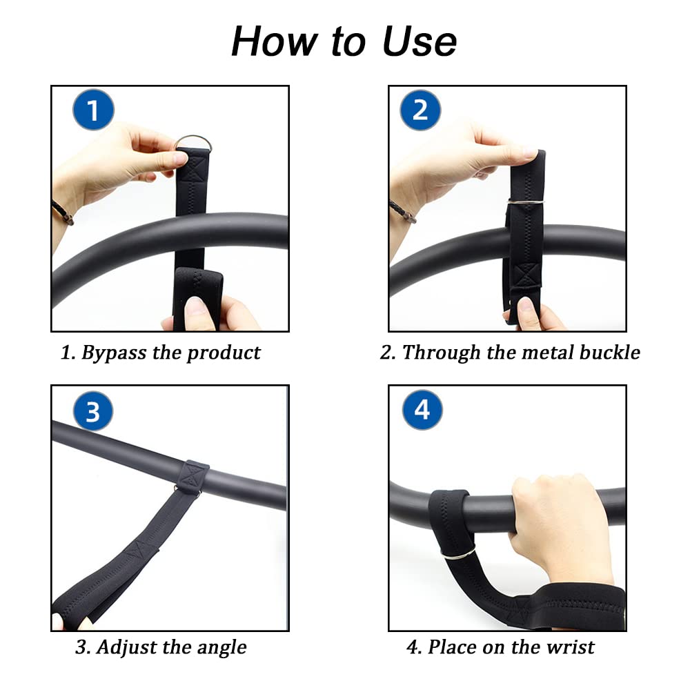 SYOOY 2 Pack Baby Stroller Safety Wrist Strap Adjustable Pram Wheelchair Hand Leash Black Retractable Adjustable Dog Leash Short Rope Safety Belt for Hilly City Street Walking