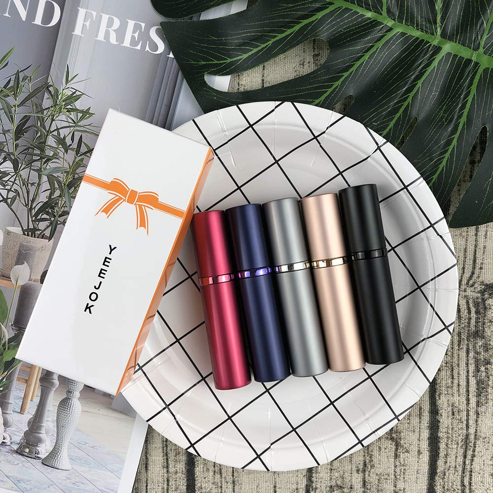 YEEJOK Travel Essentials for Women Men, Travel Perfume Bottles Refillable, Perfume Atomizer Spray Container, Mini Portable Easy Pump Refilled 5ml Bottle for Flying,Purse,Travel,Vaction Essentials