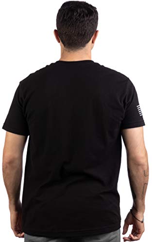 Army PT Style Shirt | U.S. Military Physical Training Infantry Workout T-Shirt-(BlackCot,XL)